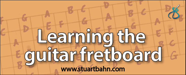 Learning the guitar fretboard - Stuart Bahn - Guitarist and Guitar Educator